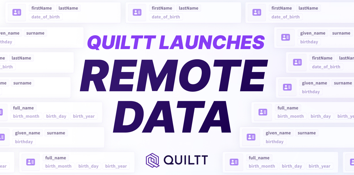Quiltt Launches Remote Data